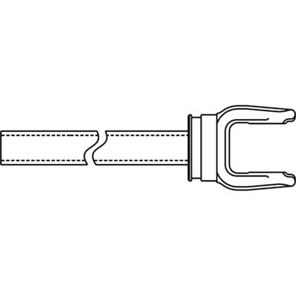 RAParts 11000648 Yoke & Tube Assembly Fits 3/4" x 7/8" Shaft Fits ...