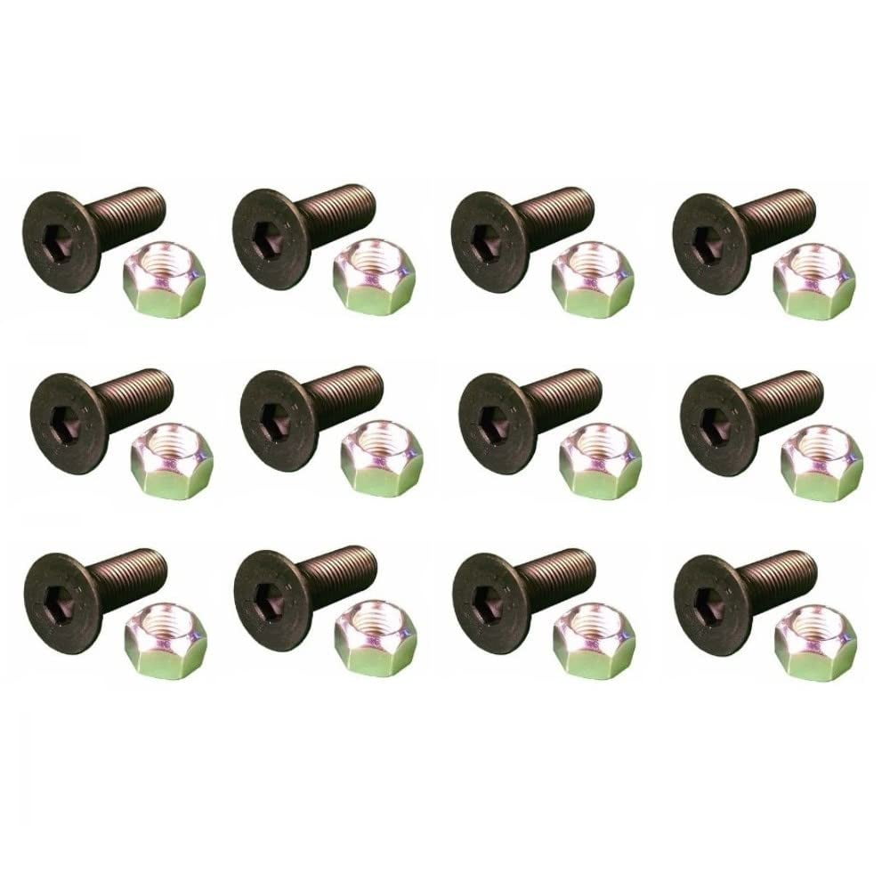 Raparts (12) Replacement Screws & (12) Replacement Nuts Fits CAT Models ...