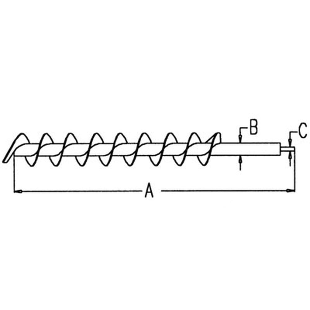 RAParts 132" Horizontal Unloading Outer Auger Fits 9400 9410 9450 9500 ...