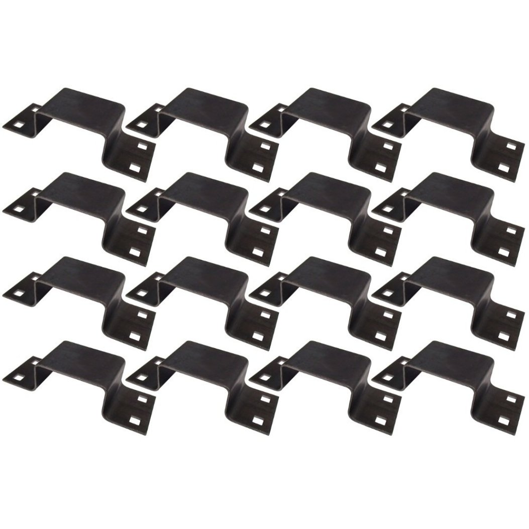 RAParts (16) Bolt-On Pocket Brackets for Utility Trailer Stake Body 12 ...