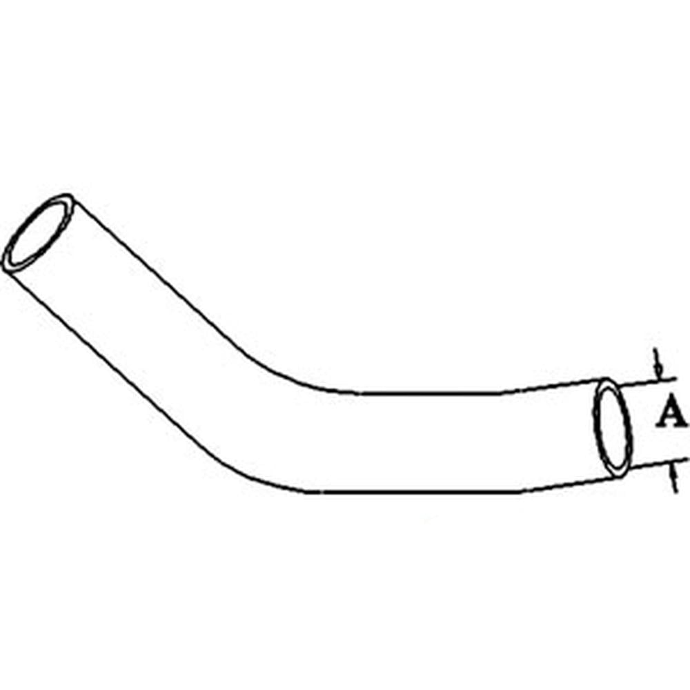 RAParts 184299A1 New Upper Radiator Hose Fits Case-IH Tractor Models ...