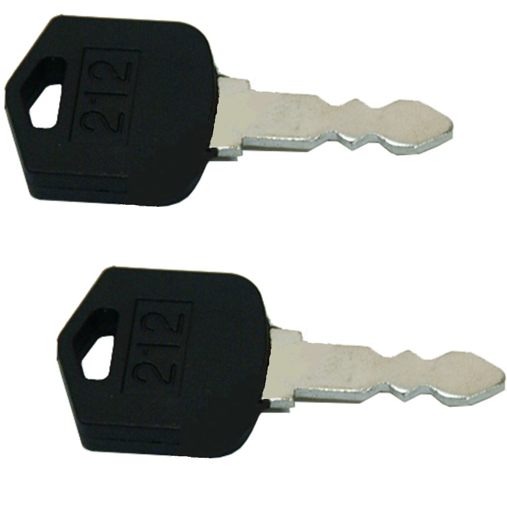Two (2) D554212 Ignition Keys for Various Doosan & Daewoo Forklift ...