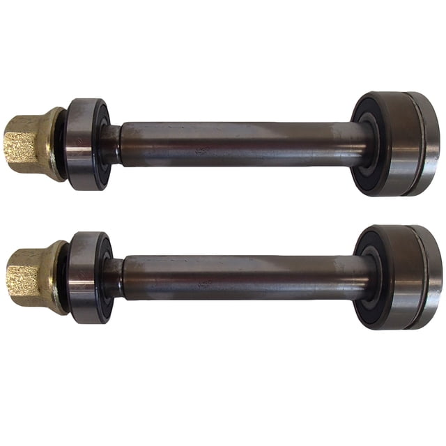 RAParts (2 Pack) Mower Spindle Shaft Assemblies with Top & Bottom ...