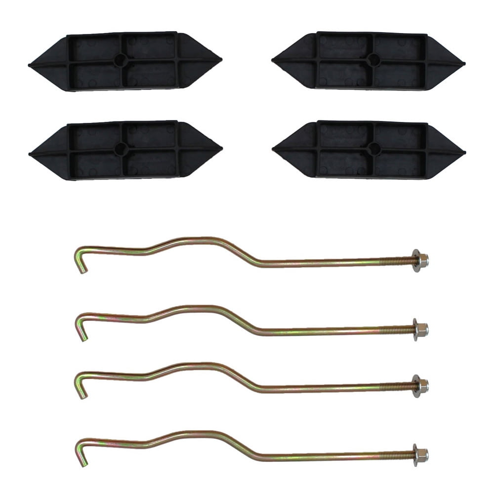 RAParts (2 Pk) Battery Hold Down Plate w/Rods 102534001 Fits Club Car ...