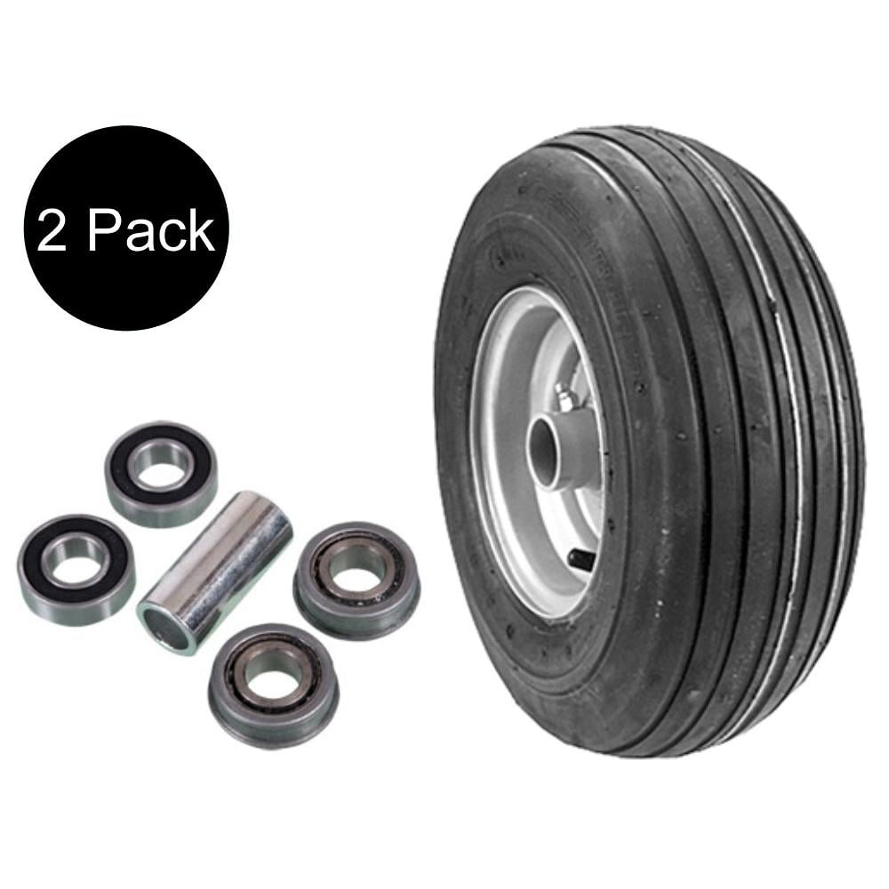 RAParts 2 pk. 13X650X6 4PLY Wheel Assembly 10202 97166 Silver (#D65 ...