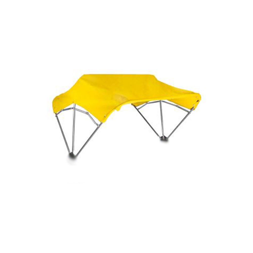 RAParts 3-Bow Tractor Canopy With Frame Fender Mount 48" - Yellow Fits ...