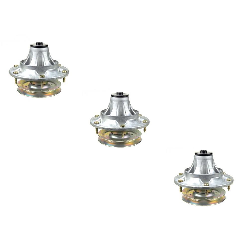 RAParts 3 Spindle Assembly w/Pulley Fits John Deere AM124339 AM141457 ...