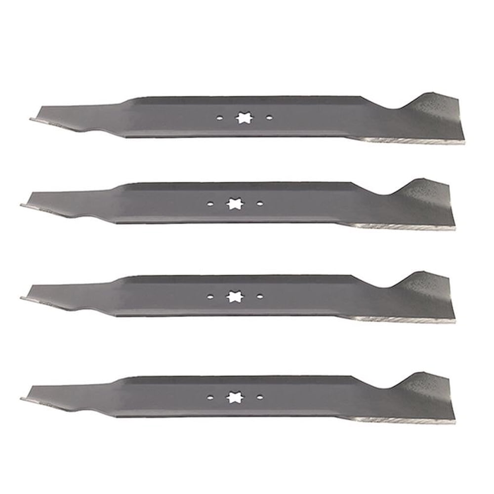 RAParts (4) Aftermarket Standard Mower Blades Requires (2) Blades for ...