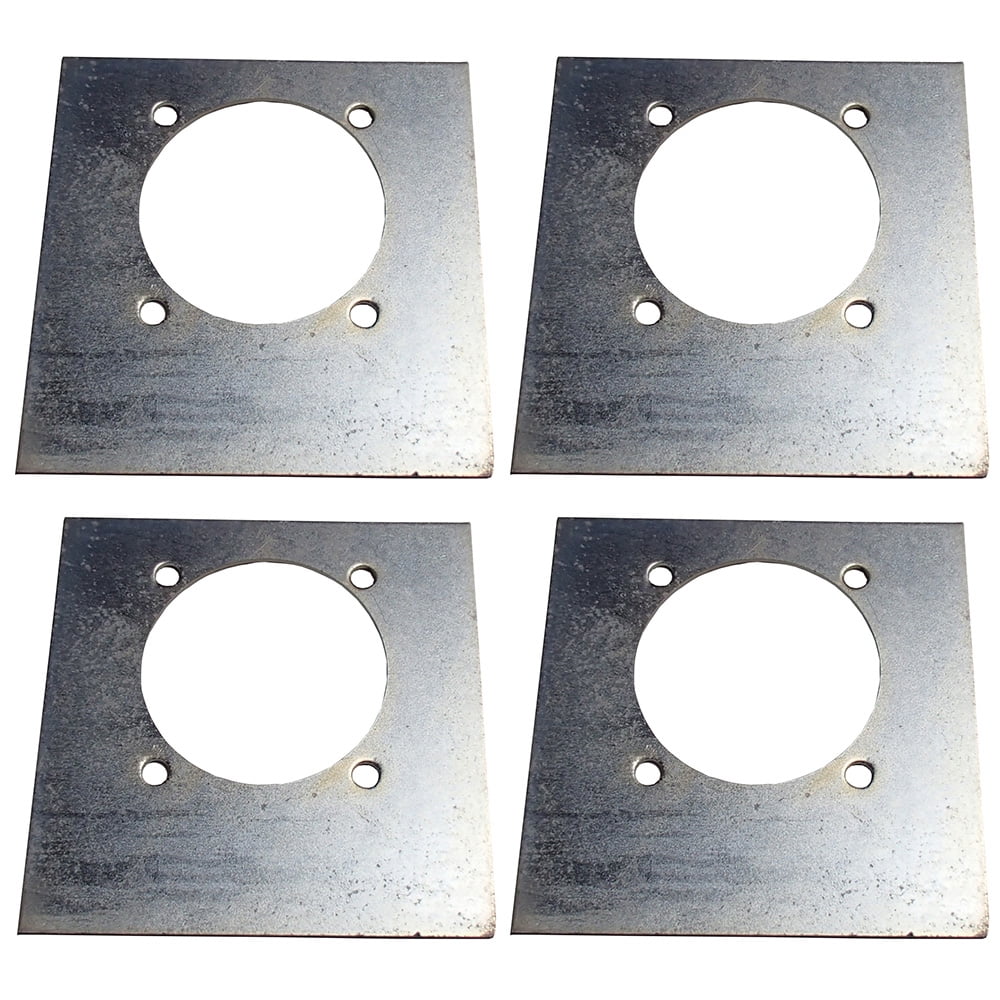 RAParts 4-Pack Heavy-Duty Recessed Mounting Backplate 5-5/8" x 5-1/4 ...