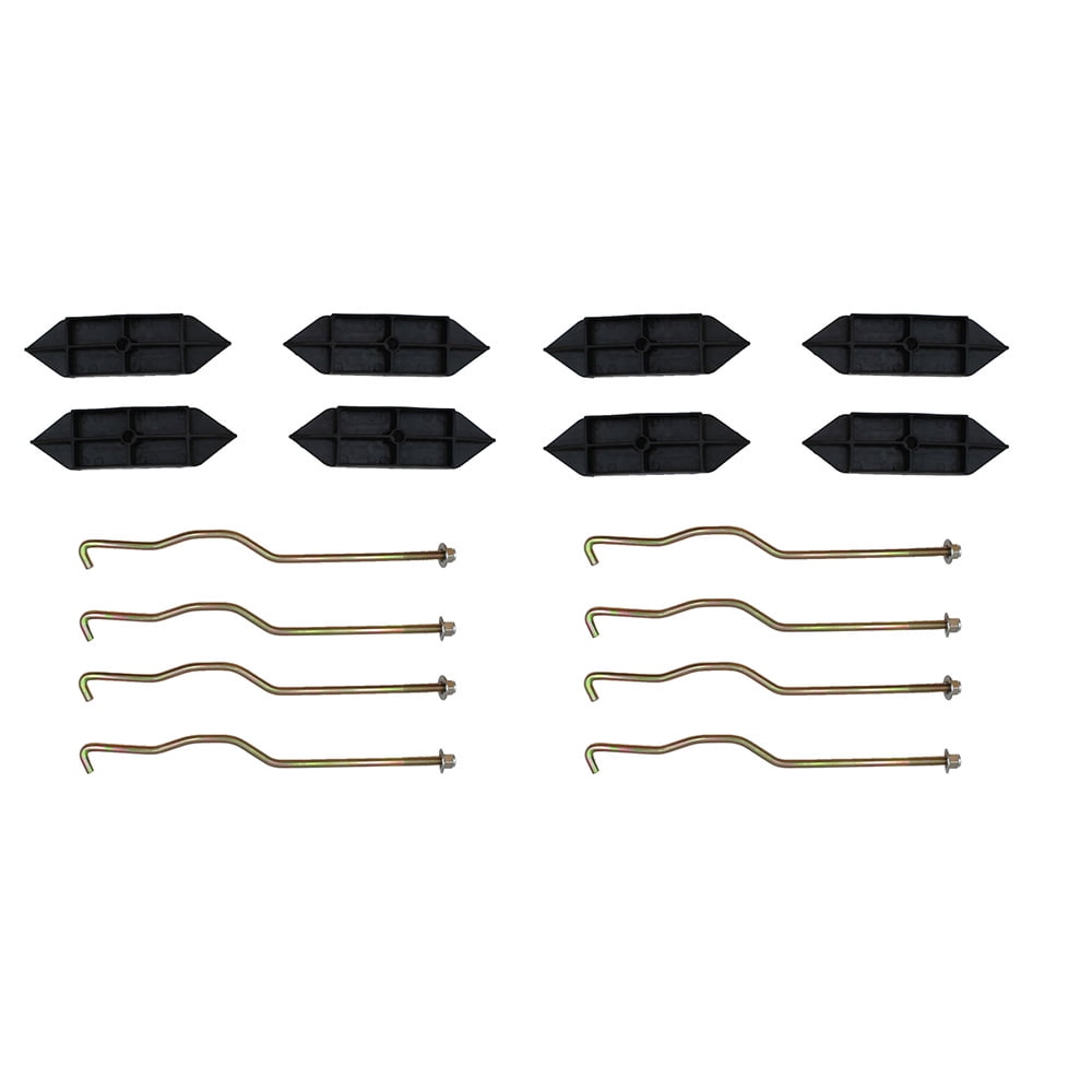 RAParts (4 Pk) 102534001 Battery Hold Down Plate & Rods Kits Fits Club ...