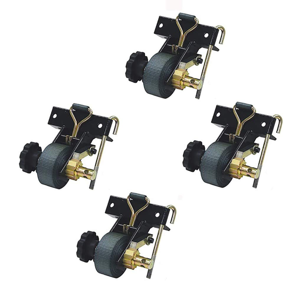 RAParts (4) Tie Down Straps for Ladder Racks with Square Tubing 1-1/2 ...