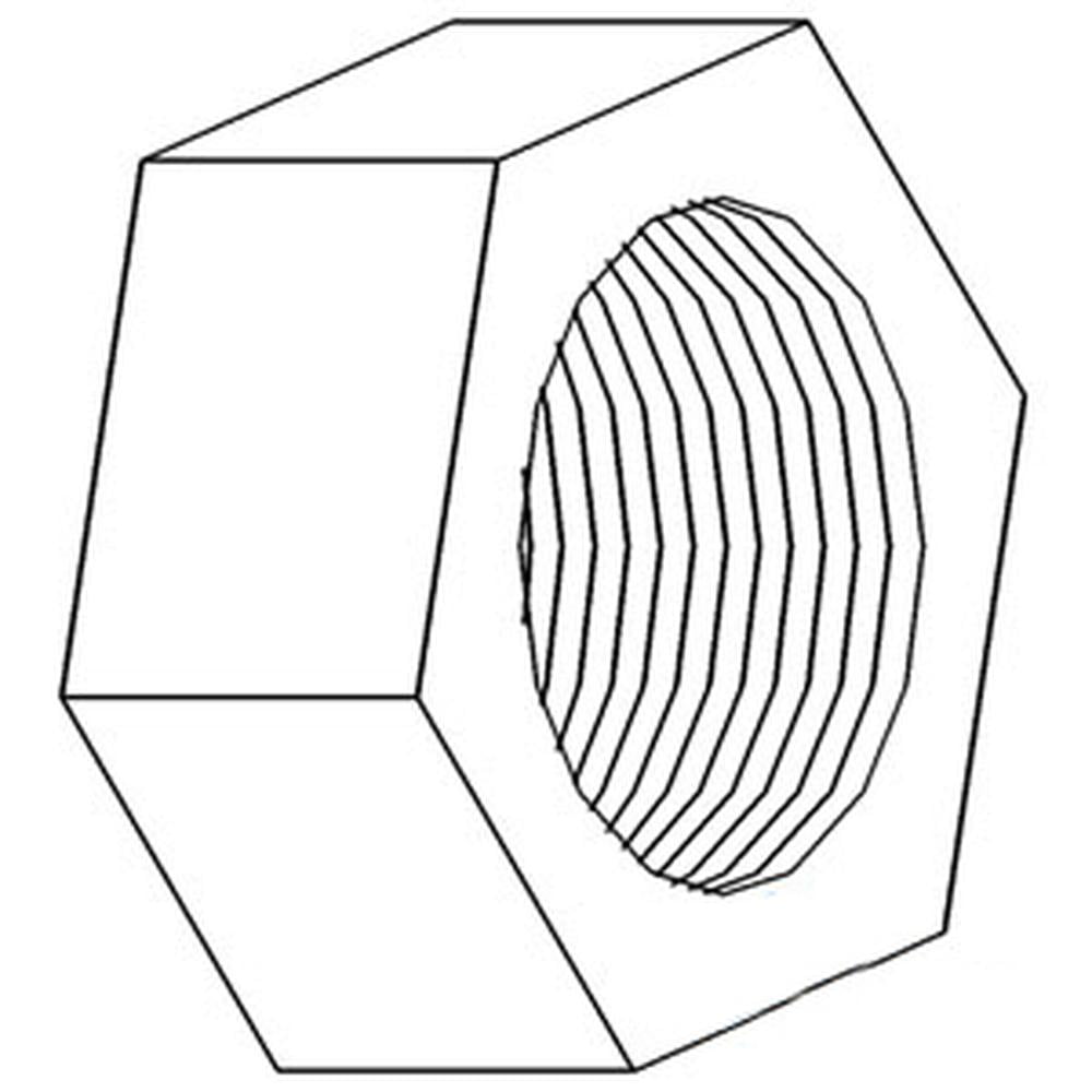 RAParts 427546 New Spindle Jam Nut Fits Case-IH Tractor Models 1.375 ...