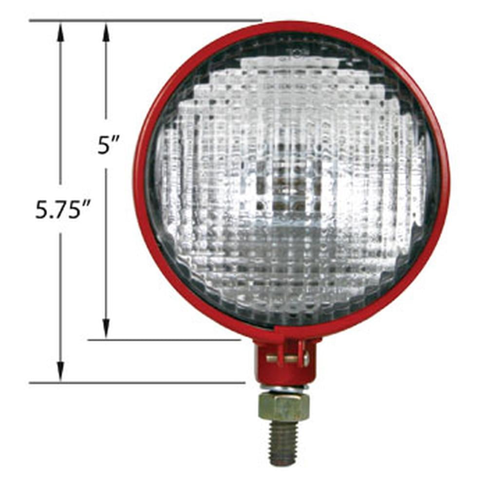 RAParts 45640DB Fits Case-IH Headlight (6 Volt) Fits FARMALL A B C Fits ...