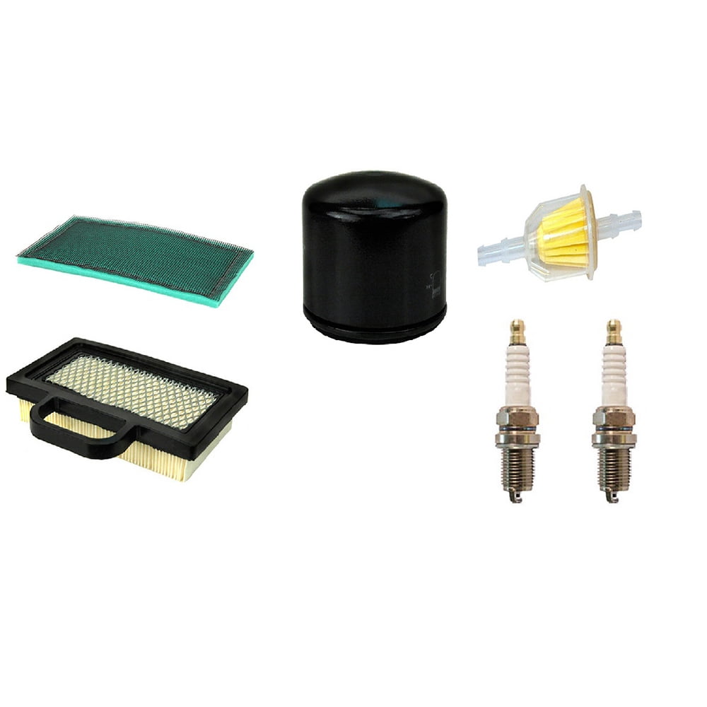 RAParts 499486 Filters with Spark Plugs Set Fits Briggs and Stratton ...