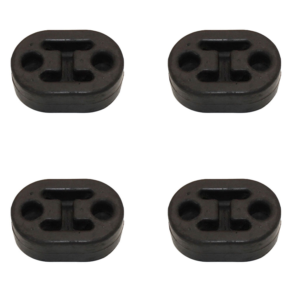 RAParts 4x Rubber Exhaust Tail Pipe Mount Bracket Hanger Insulator 2 ...