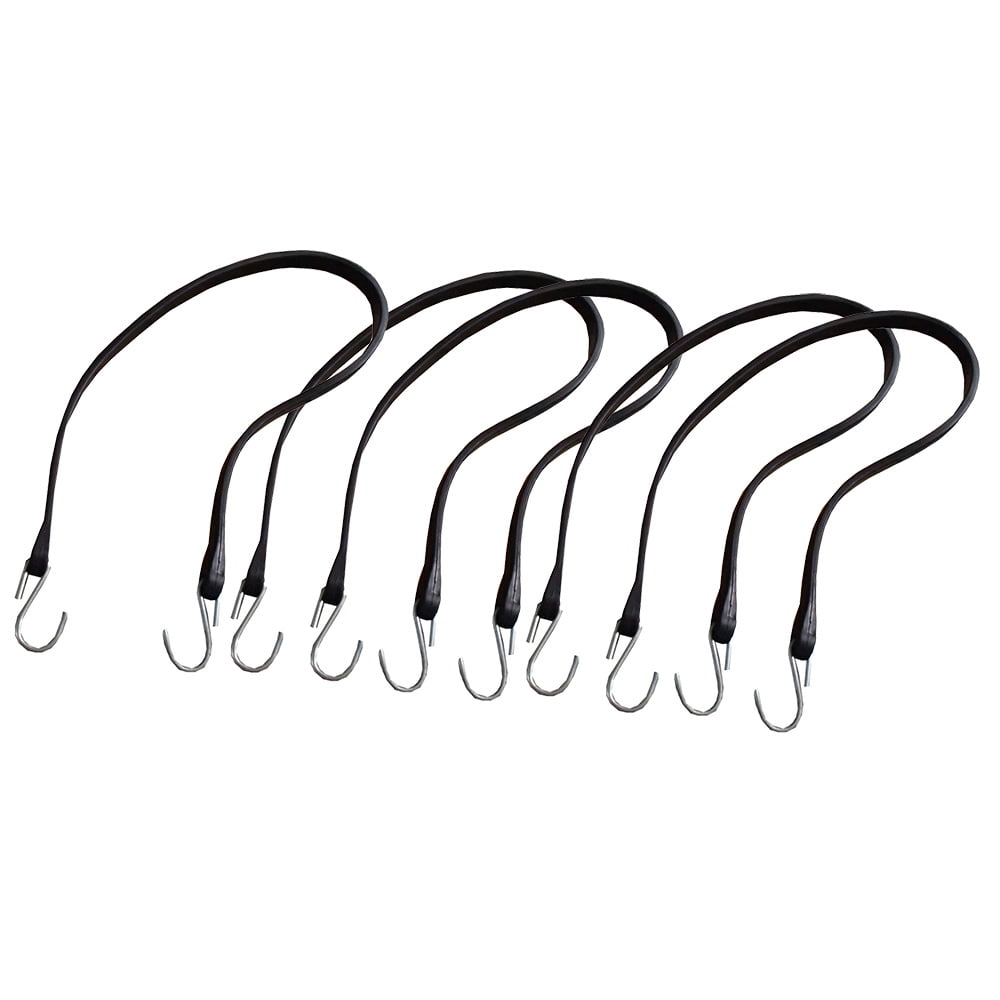 RAParts (5) 31" Bungee Straps Heavy Duty Steel S-hook Both Ends Natural ...