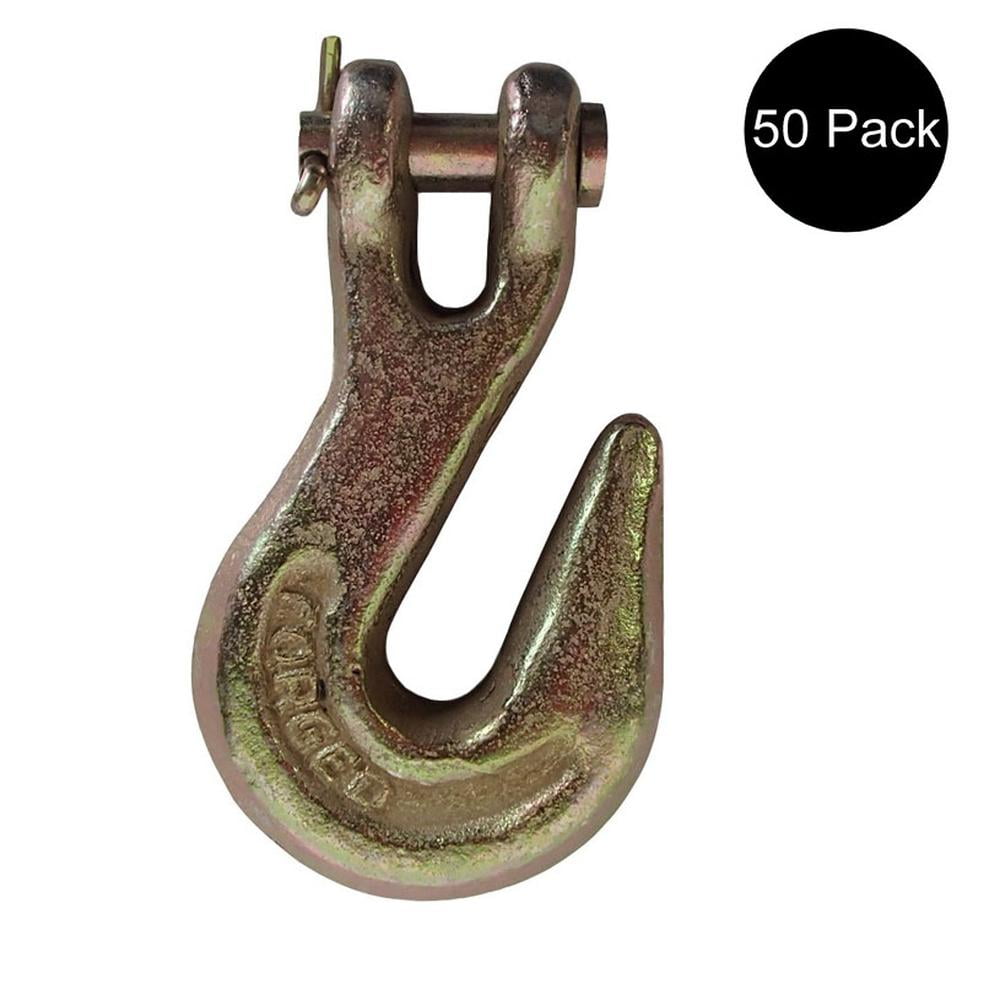 RAParts (50) 5/16" Clevis Grab Hook G43 Flatbed Truck Trailer Tow Chain ...