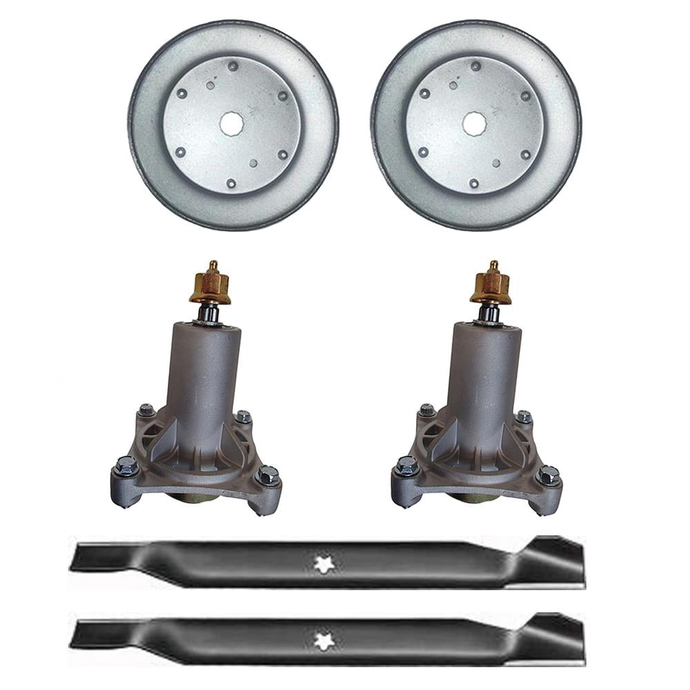 RAParts 539112057 Spindles, Blades, & Pulleys Kit Fits Husqvarna 42 ...