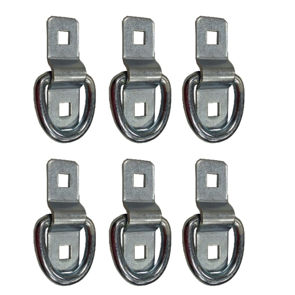 RAParts (6) D Ring 3/8"Trailer Truck Tie Down Chain Anchor Cargo Bolt ...