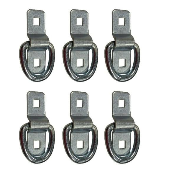 RAParts (6) D Ring 3/8"Trailer Truck Tie Down Chain Anchor Cargo Bolt ...