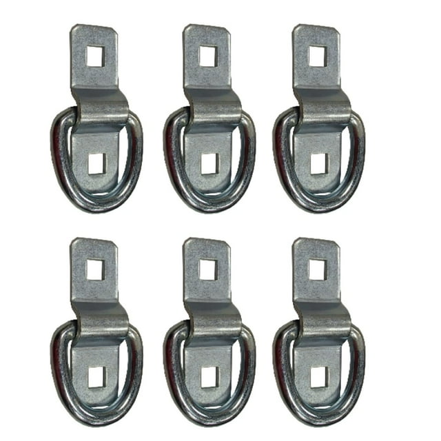 RAParts (6) D Ring 3/8"Trailer Truck Tie Down Chain Anchor Cargo Bolt ...