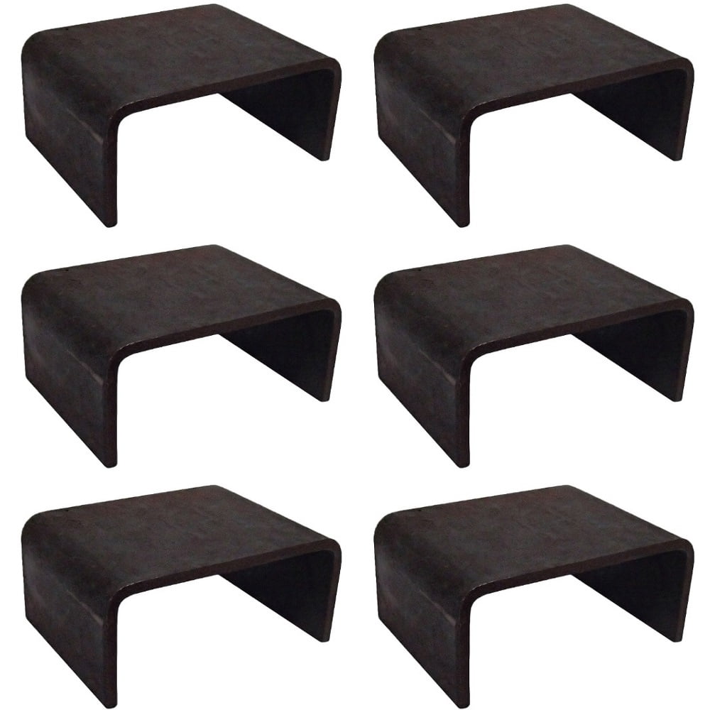 RAParts 6 Pack 2x4 Steel Weld On Stake Pocket 6 Gauge - Walmart.com
