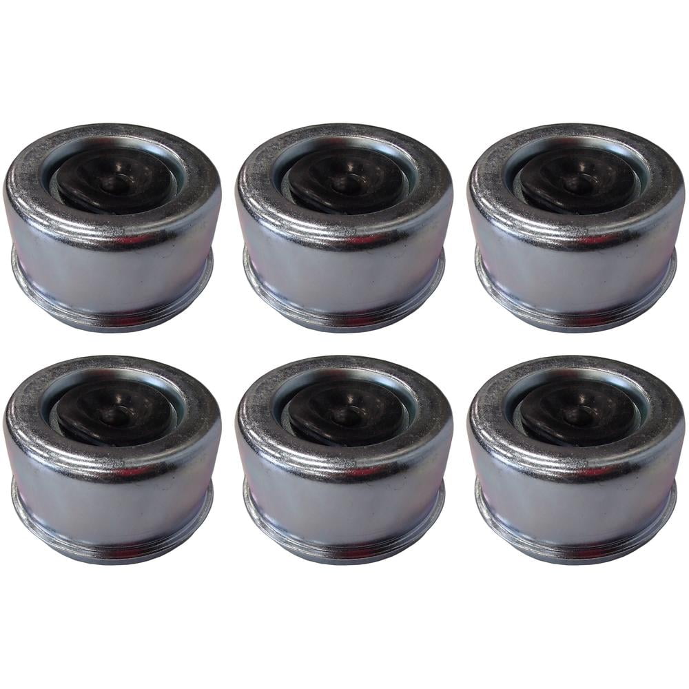 RAParts 6 Pack Grease Dust Cap w/ Rubber Plug 2.72" for EZ Lube 7,000 ...