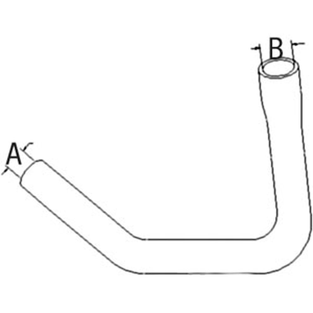 RAParts 6564220 New Skid Steer Loader Upper Radiator Hose Fits Bobcat ...