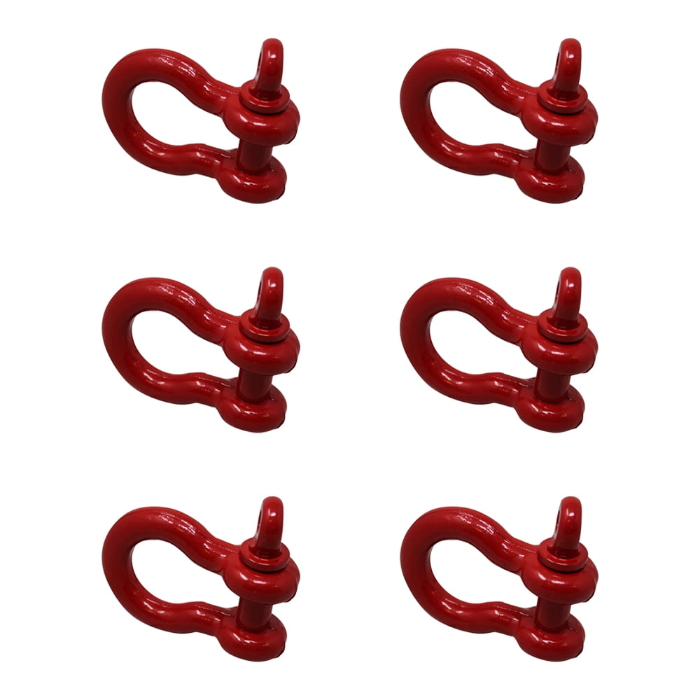 RAParts 6x 3/4" Shackle Screw Pin Clevis Anchor Bow Shackles Sling ...