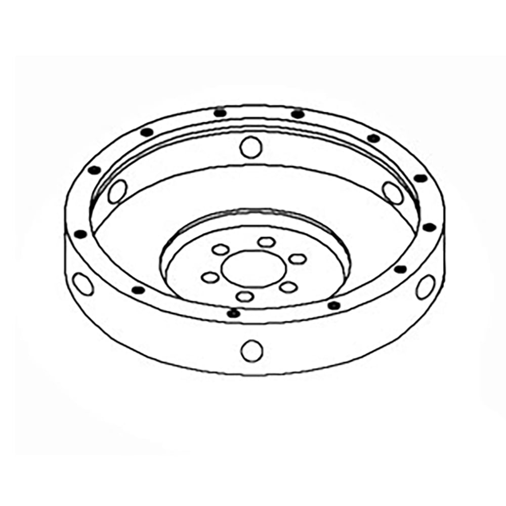 RAParts 744779M91 New Tractor Flywheel w/o Ring Gear Fits MF 2675 2705 ...