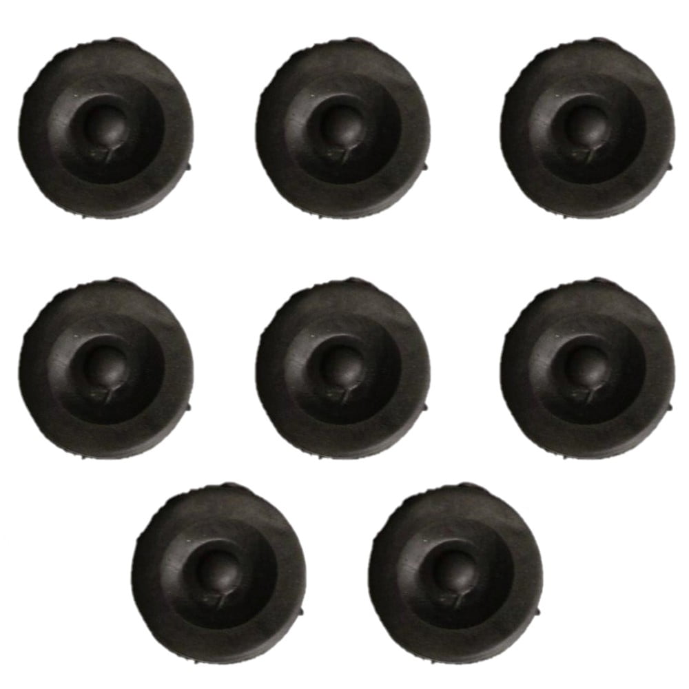 RAParts (8) New Black Rubber Grease Plug Hub Dust Caps Fits AL-KO ...