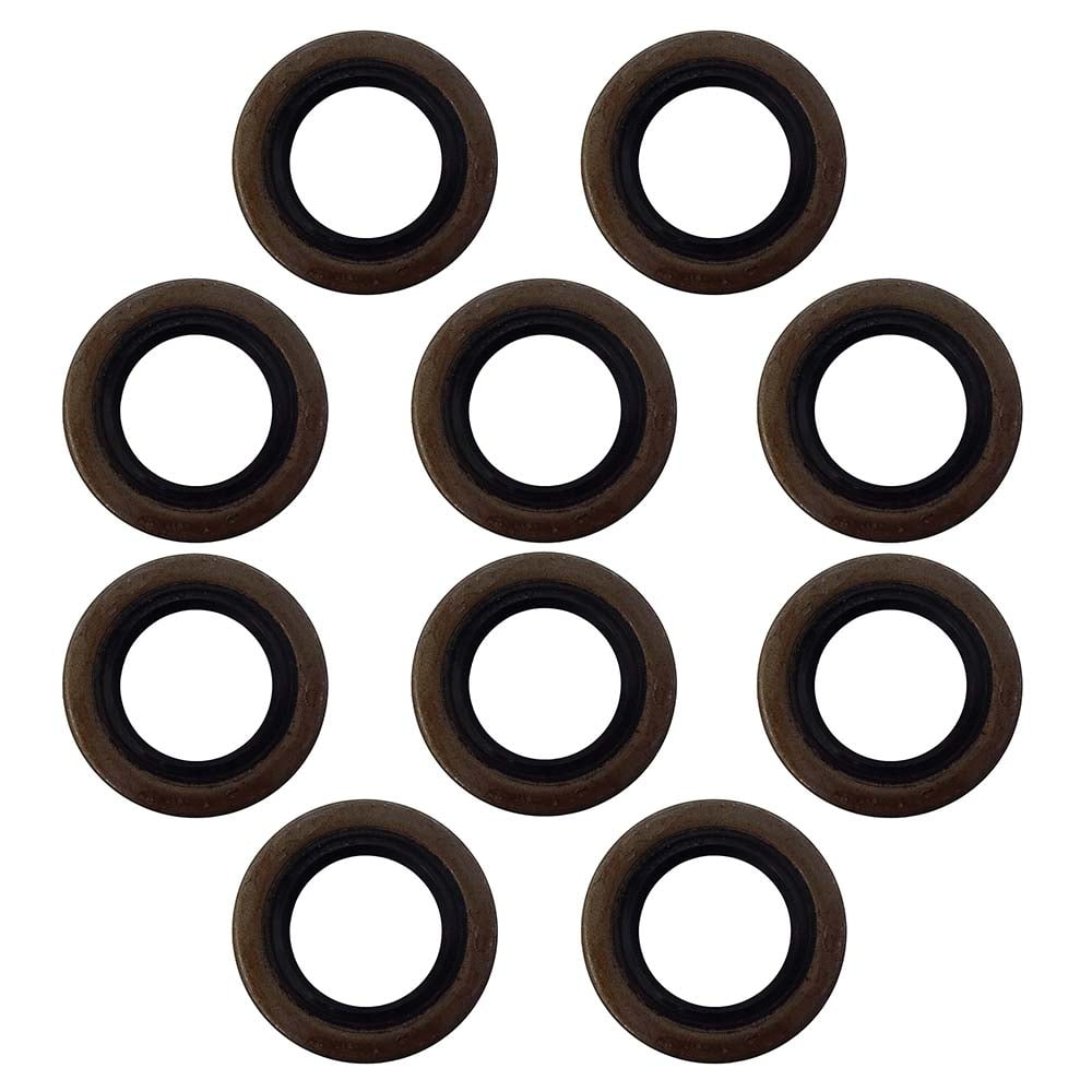 RAParts 832195M1 Set of 10 Double-Lip Grease Seals 1.249" x 1.983 ...