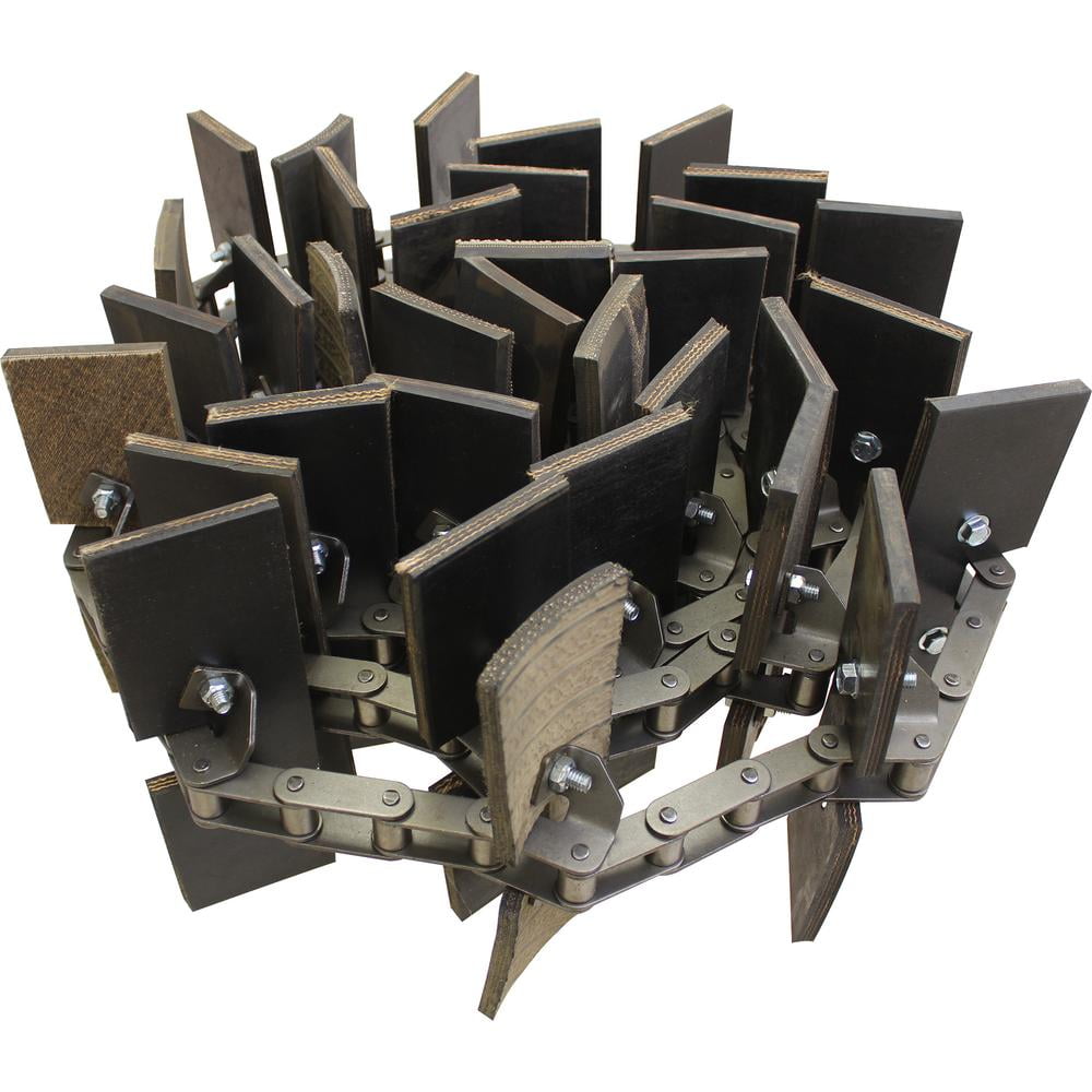 RAParts AM2605873W91 Clean Grain Elevator Chain, Rubber Paddles ...