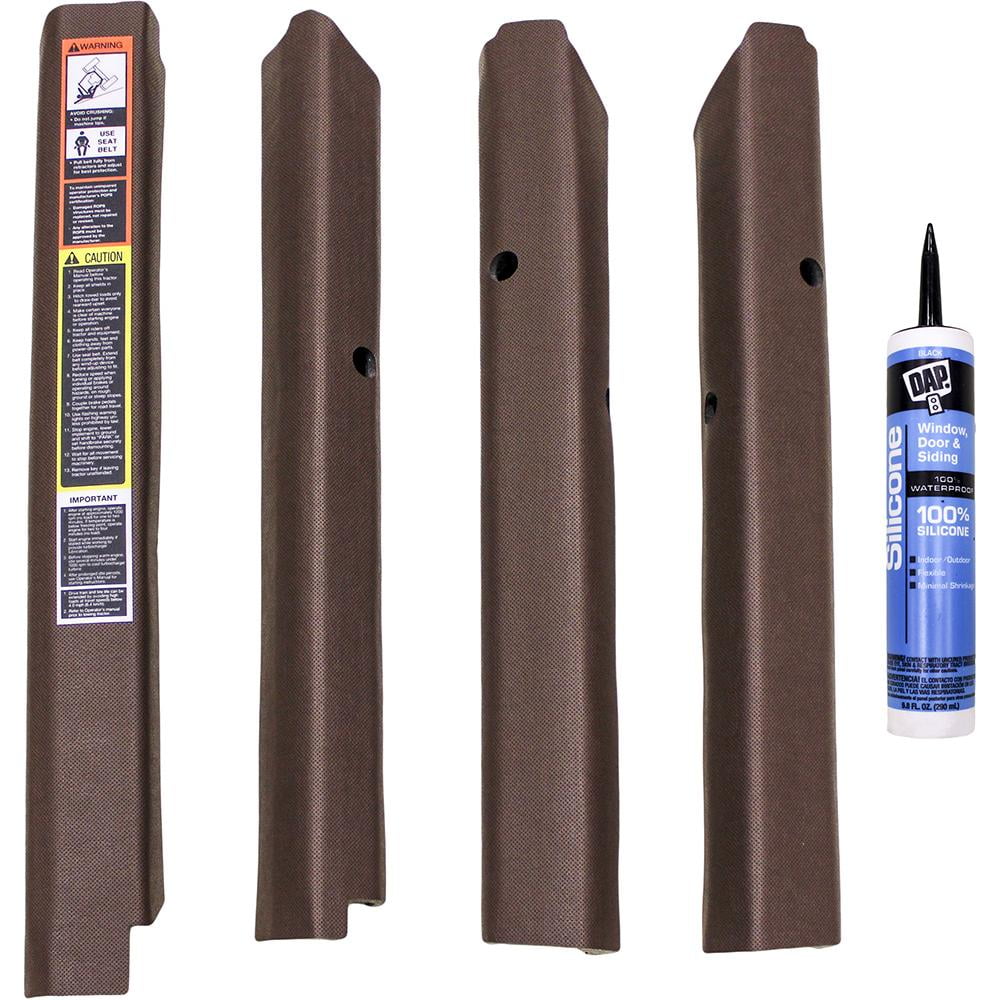 RAParts AMSS4153 Qwik Fit Corner Post Kit, Brown Vinyl - Walmart.com
