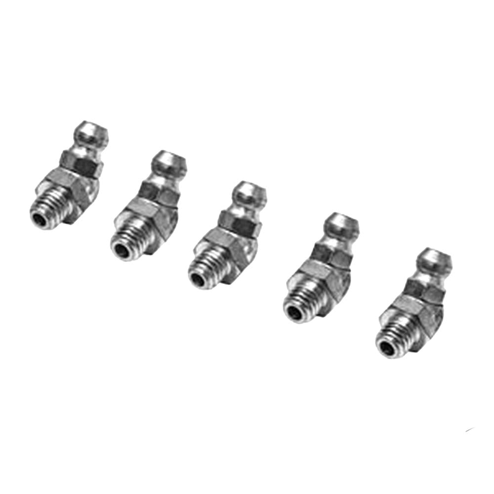 RAParts B1PLGF46201 6mmx1mm Taper Thread 45? Grease Fitting, 5 pcs ...