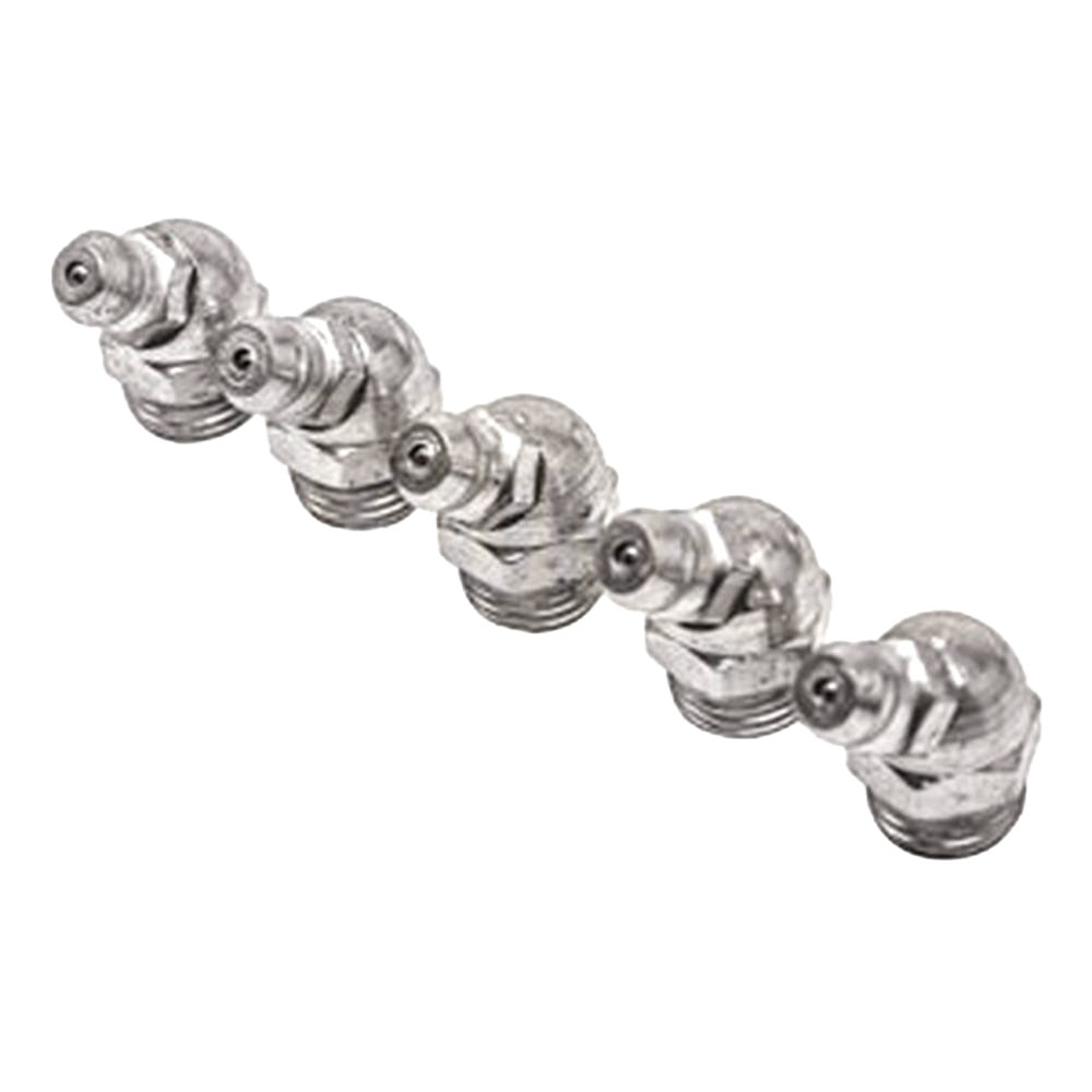 RAParts B1PLGF46231 10mmx1mm Taper Thread 45? Grease Fitting, 5 pcs ...