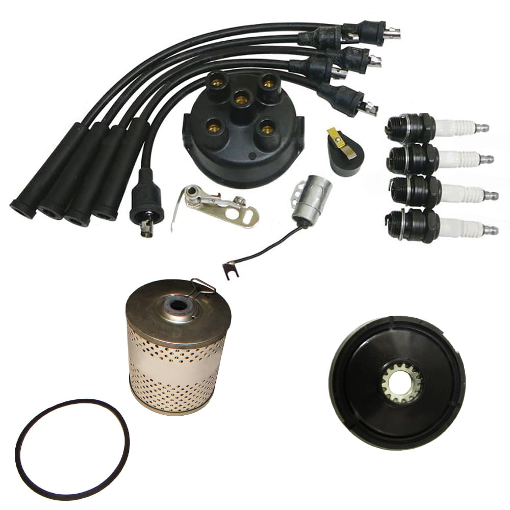 RAParts New Complete Tune-Up Kit w/ Oil Filter & Dust Cover for Massey ...