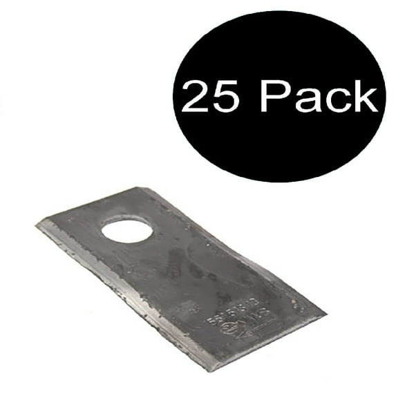 RAParts Disc Mower Blade - Right Hand 25 Pack Fits John Deere 260 240 ...