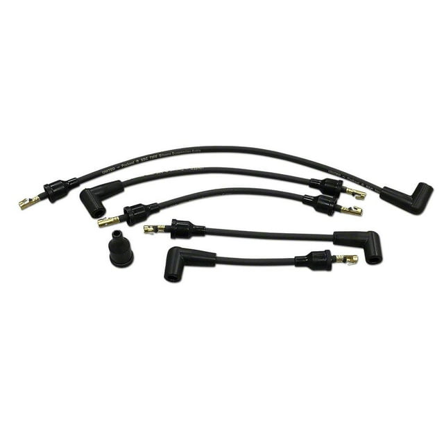 RAParts FDS4315 Spark Plug Wiring Set with 90 degree boots, 4-cyl. Fits ...
