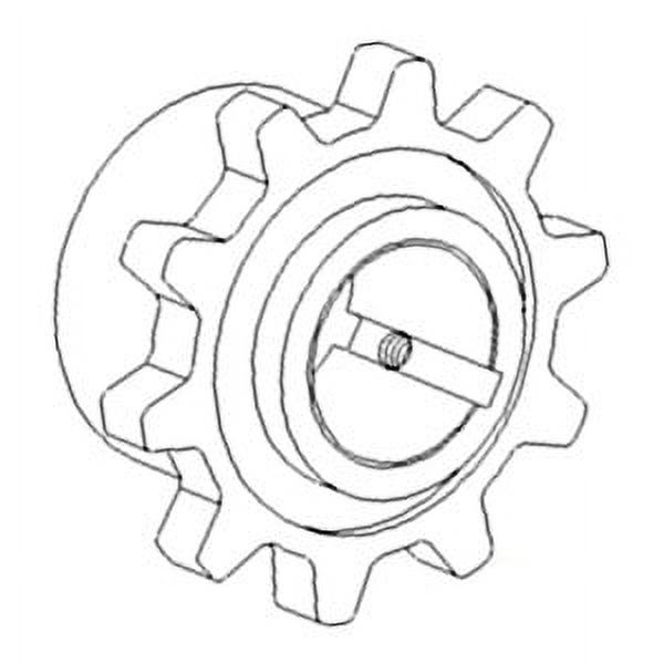 RAParts Feeder House Feeder Chain Sprocket Fits 9410 9450 9510 9510SH ...