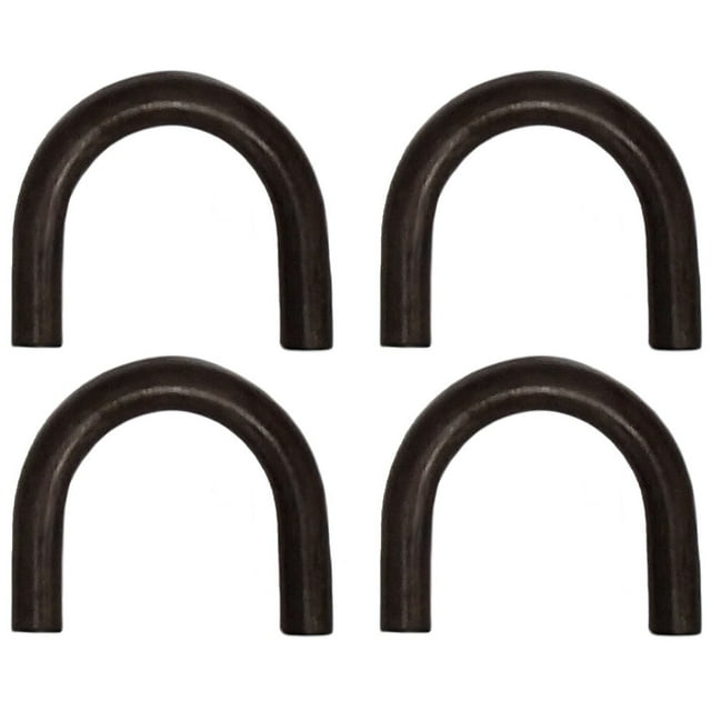 RAParts Four Pack 1/2" Thick Weld On Steel D Rings TL20012 for Hook Tie ...