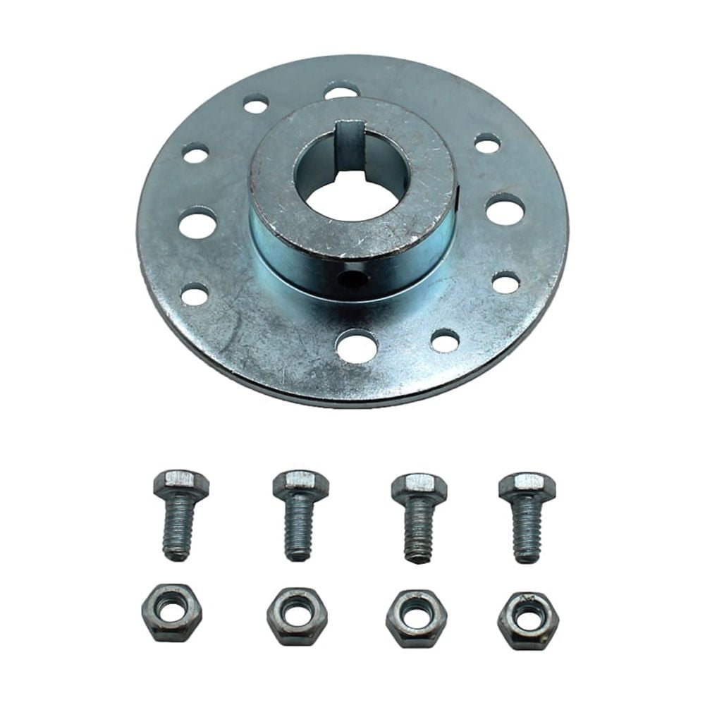 RAParts Go Kart Sprocket Brake Mini Hub With Hardware - 1" Bore - 1/4 ...