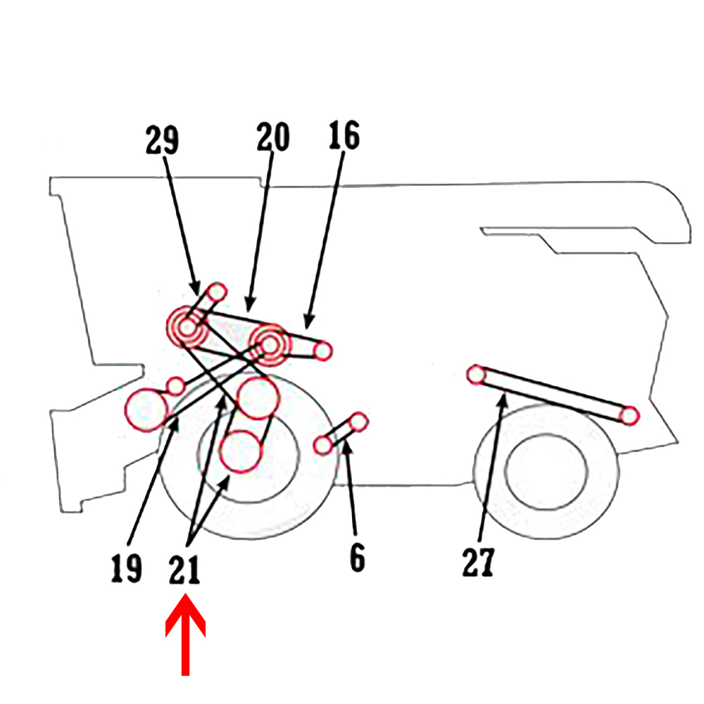 RAParts H75847 New Propulsion V-Belt Fits John Deere Combine 4400 ...