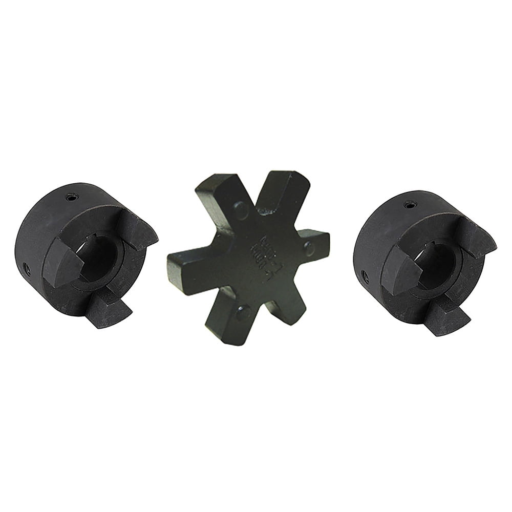 RAParts L095 ( 1" to 1" ) L-Jaw Coupling Set & Rubber Spider Coupler ...