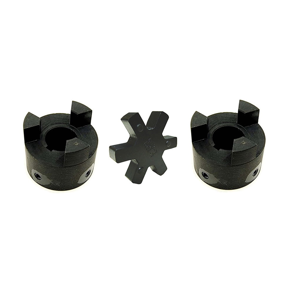 RAParts L095 ( 5/8" to 5/8" ) L-Jaw Coupling Set with Rubber Spider ...