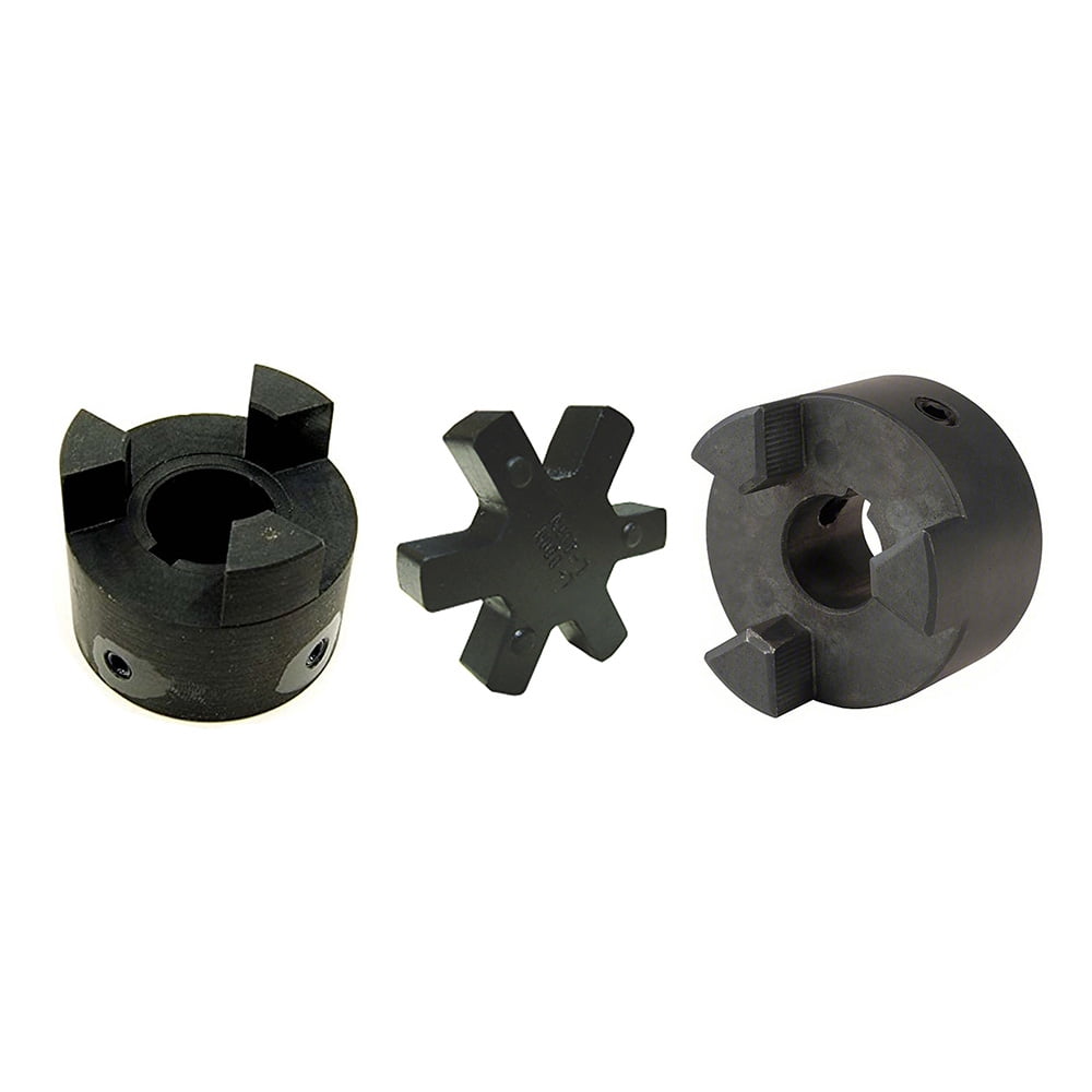 RAParts L095 L Jaw Coupling Set & Rubber Spider (1/2" to 7/8 ...