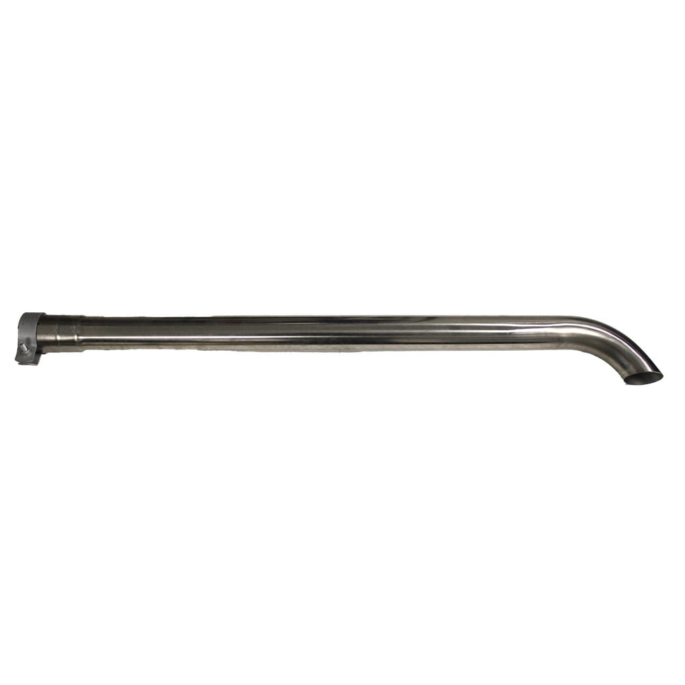 RAParts L102236CHR RE70280 Nickel and Chrome Curved Exhaust Stack 14 ...