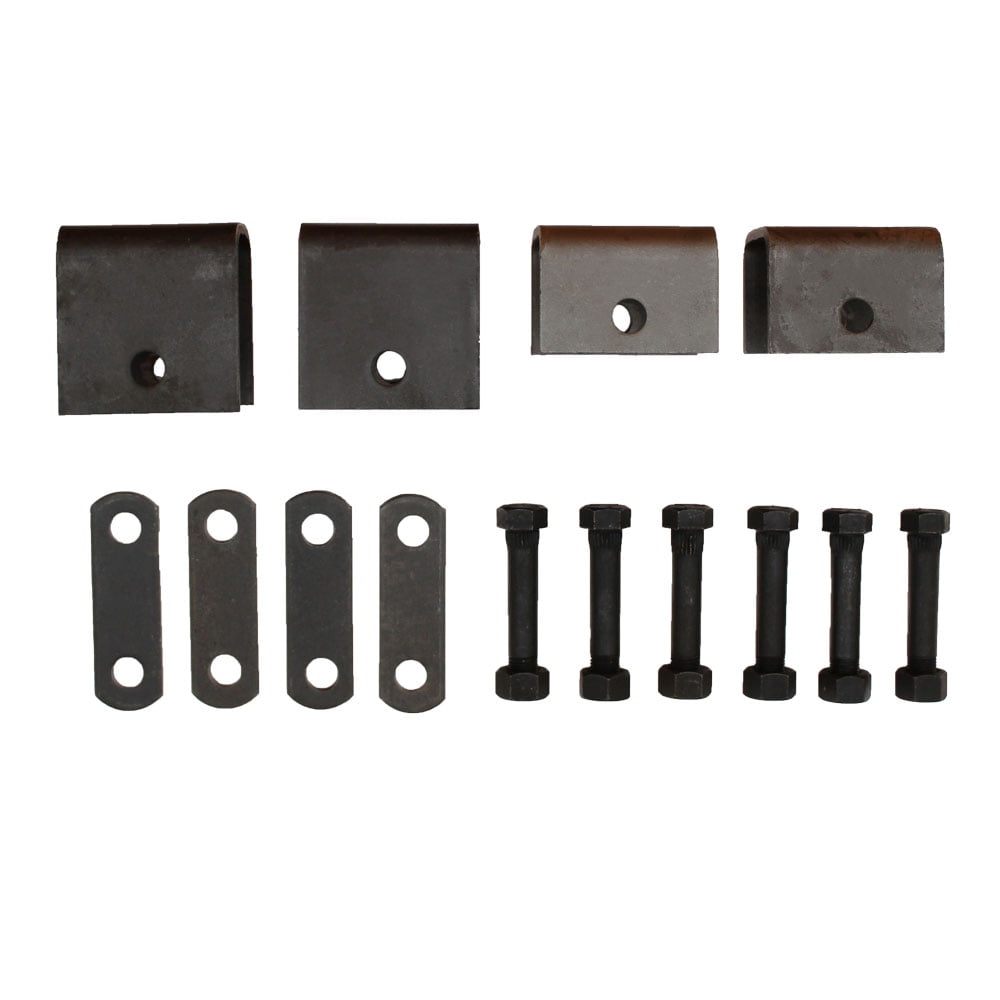 RAParts HD 2K to 7K SINGLE Axle Trailer Leaf Spring Hanger Kit Hangers ...