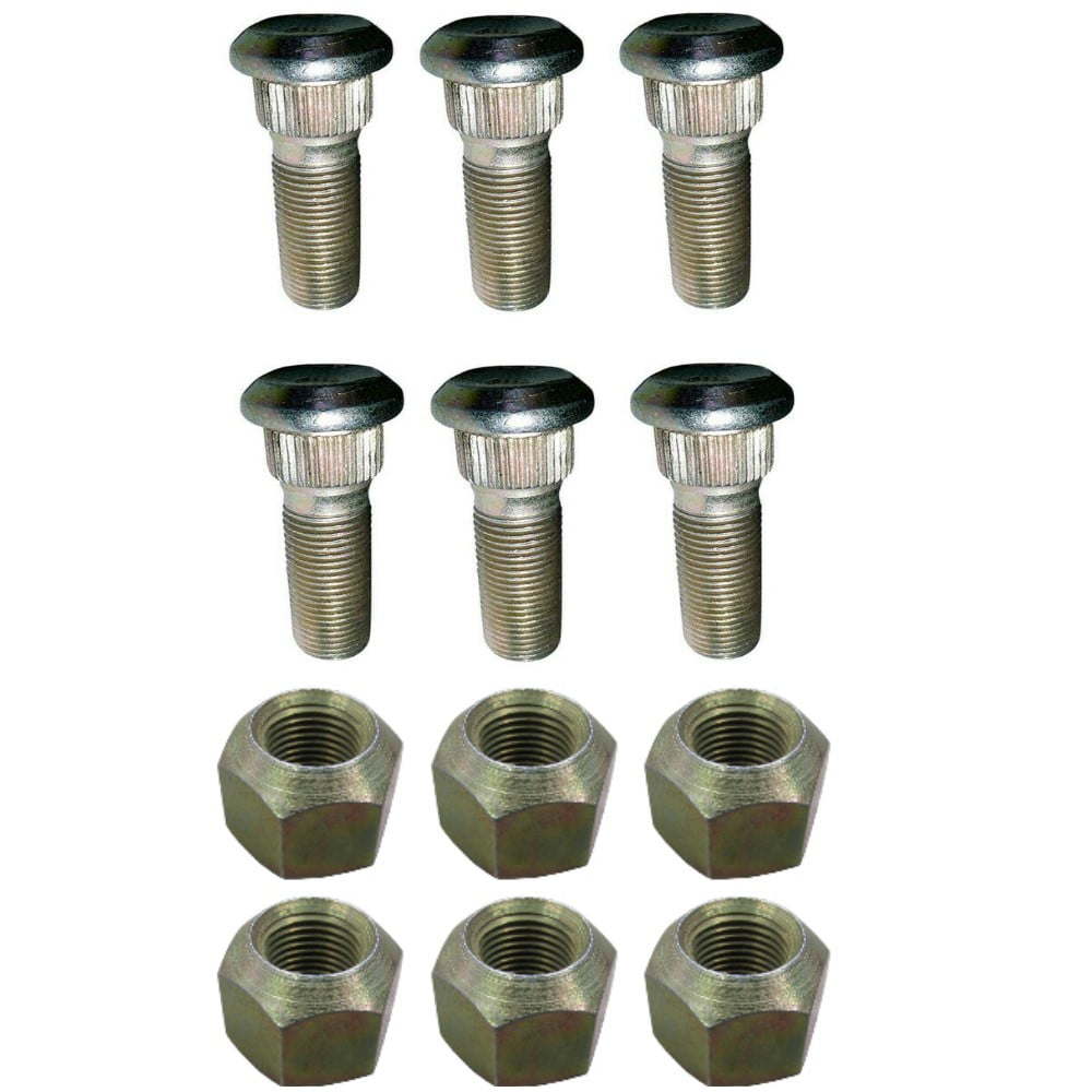 RAParts Lug Bolt C5NN1107F Nut C5NN1012B Kit Fits Ford Tractors 8000 ...