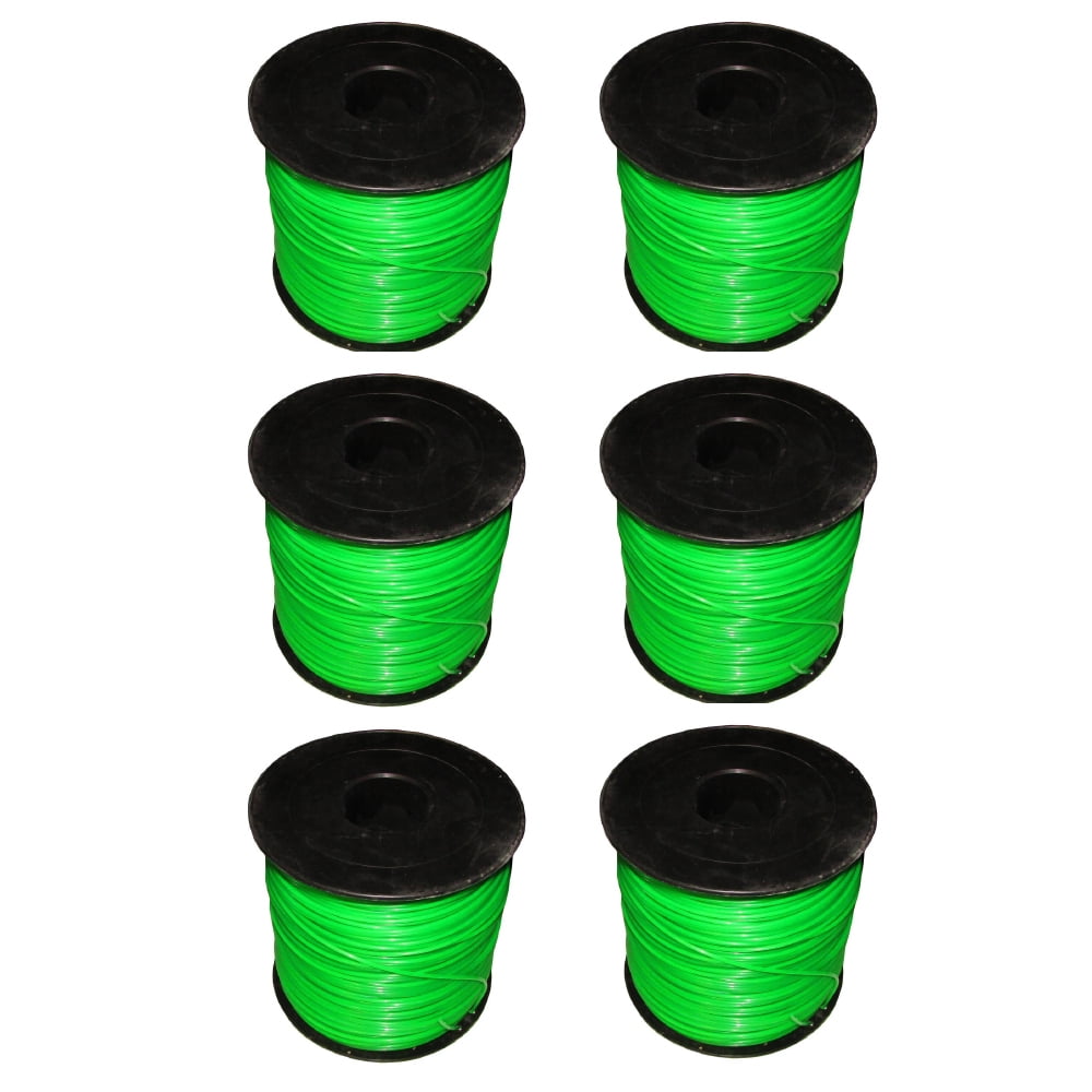 RAParts New 0.095" Diameter 5lb Round String Trimmer Line ( 6 Rolls ...